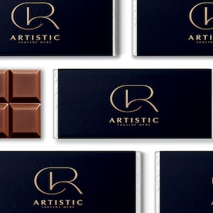 Logo Chocolate Custom WRAPPERS ONLY - Branded Candy Bar Wrappers ...