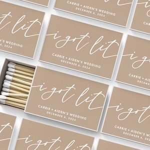 Custom Wedding Matches SET OF 50 - Custom Matches - the Perfect Match ...