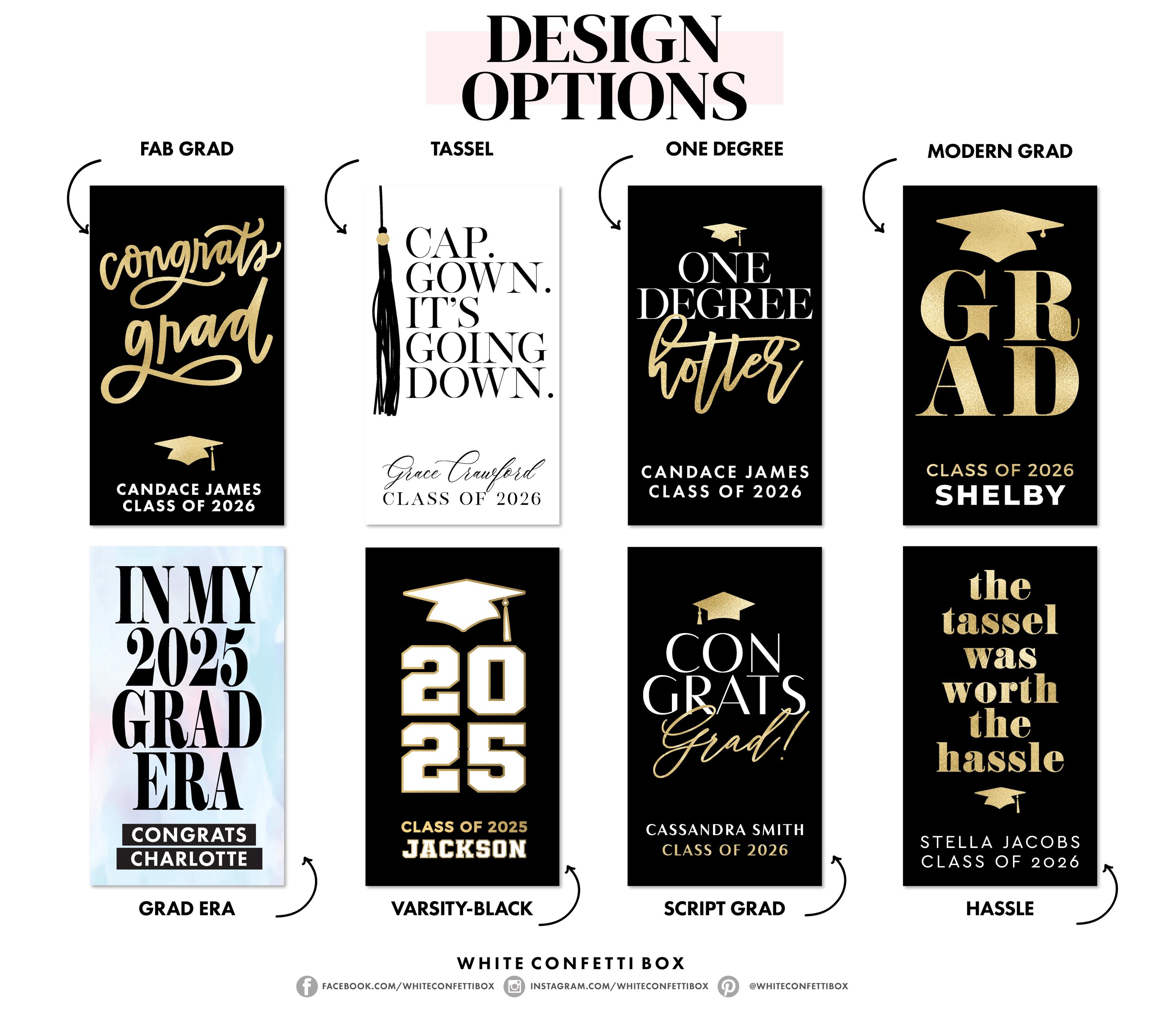 Graduation Candy Bar WRAPPERS ONLY - Graduation Candy Bar Wrappers ...