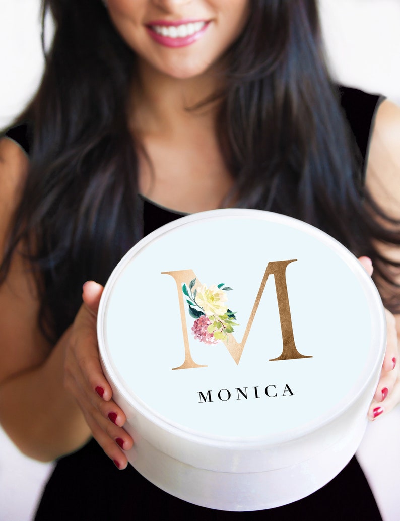 Custom Gift Box White Confetti Box Round White Hat Box | Etsy