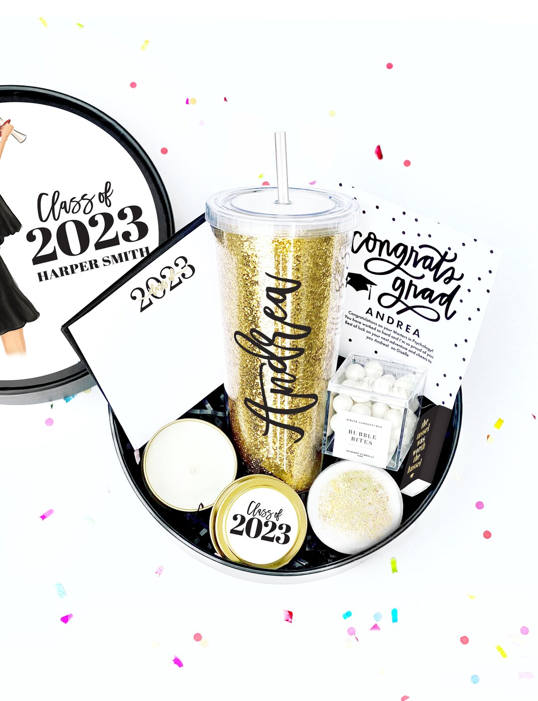 Graduation Gift Box - Graduation Gift for Her - Artwork Illustration ...