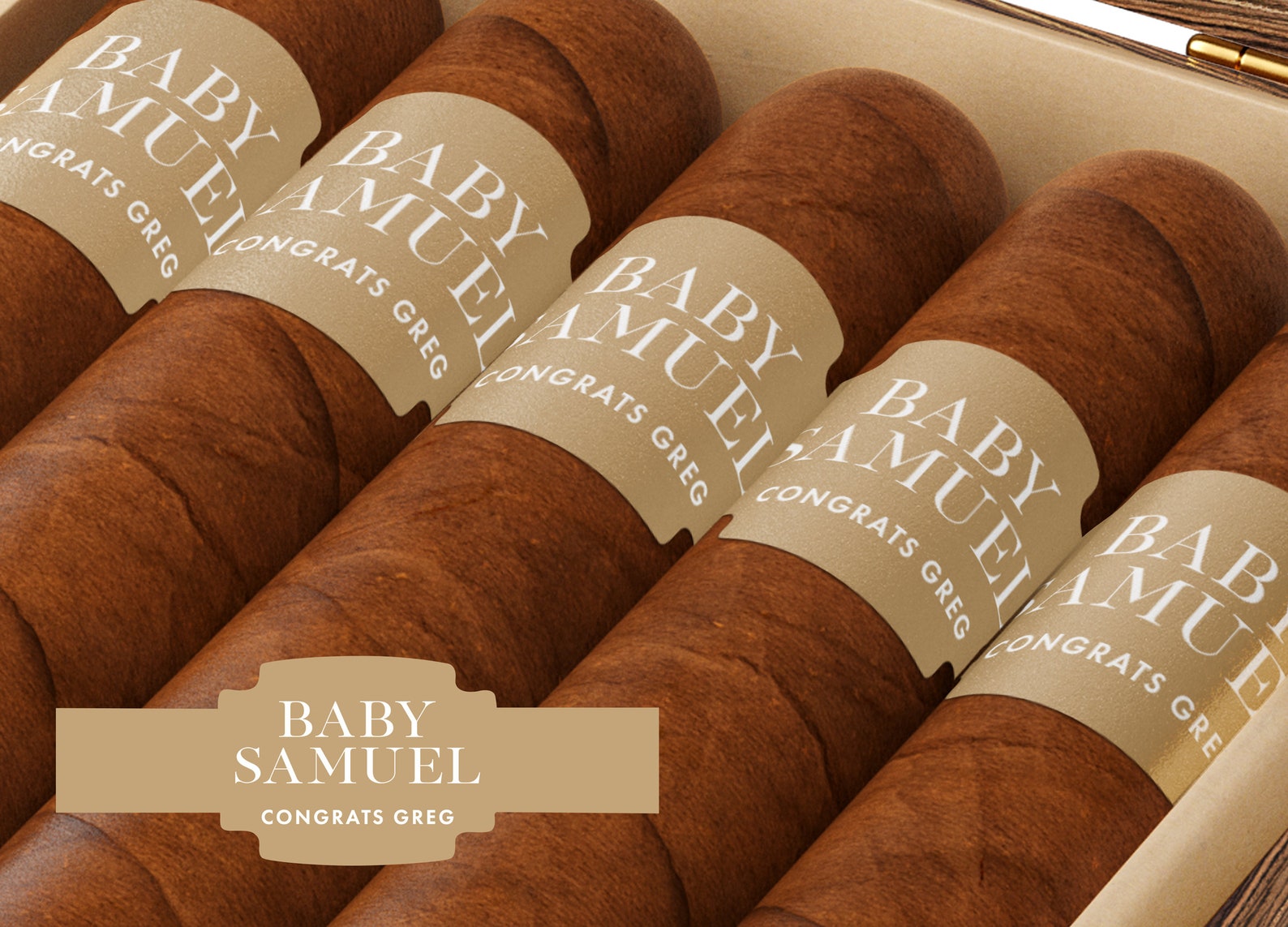 BULK Custom Cigar Label - Custom Baby Shower Cigar Label - Baby Shower ...