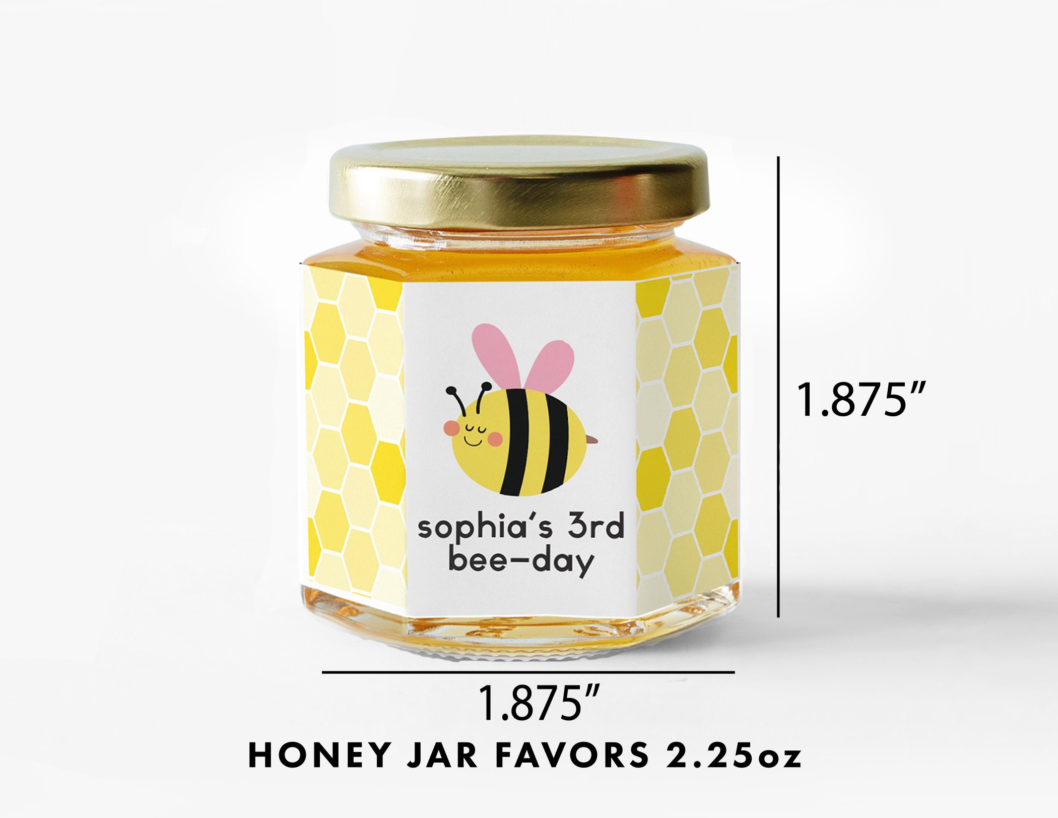 Kids Honey Jar Birthday Favors Bee Day Favors for Guests | Etsy