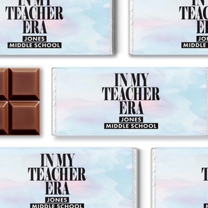 Teacher Appreciation Week- Candy Bar WRAPPERS Only - Bulk Teacher ...