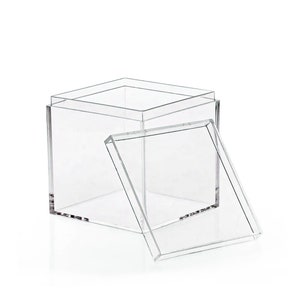 Graduation Party Favor - Clear Cube Candy Favor Boxes - Graduation ...