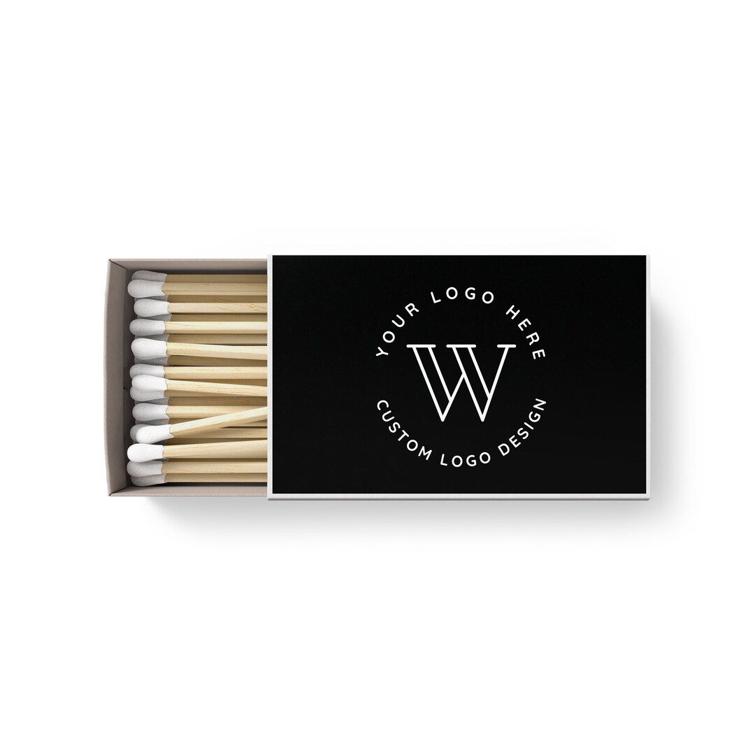 BULK Custom Logo Matches SET OF 50 Custom Matches Custom Party Favors ...