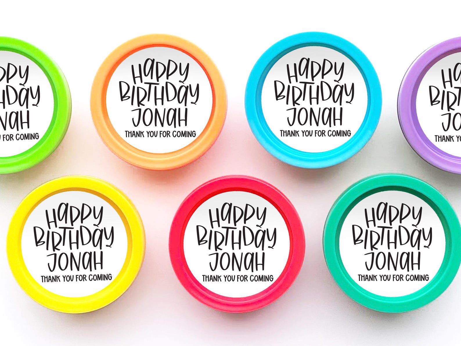 Custom Kids Party Favor SET - Play Doh Party Favor - Birthday Favor ...