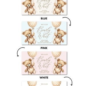 BULK We Can Bearly Wait Candy Bar WRAPPER ONLY - Bearly Wait - Candy ...