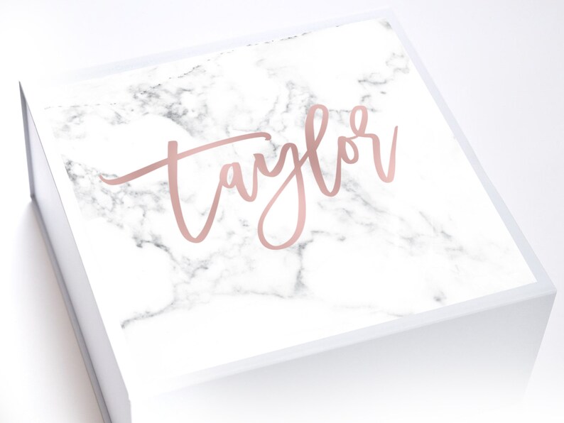 Custom Gift Box White Confetti Box Round White Hat Box | Etsy