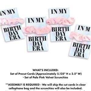 In My Birthday Era Eras Tour Party Favor Era Party Favor Birthday Era ...