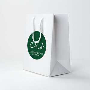 Wedding Favor Gift Bags - SET OF 10 - Welcome Gift Bags - Wedding ...