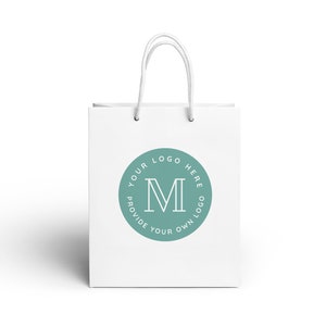 Custom Logo Gift Bags Your Logo Here Bags SET OF 10 Affordable ...
