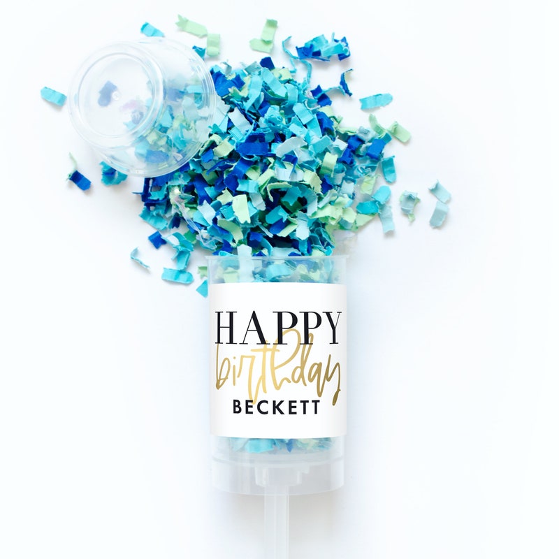 Blue Confetti - Etsy