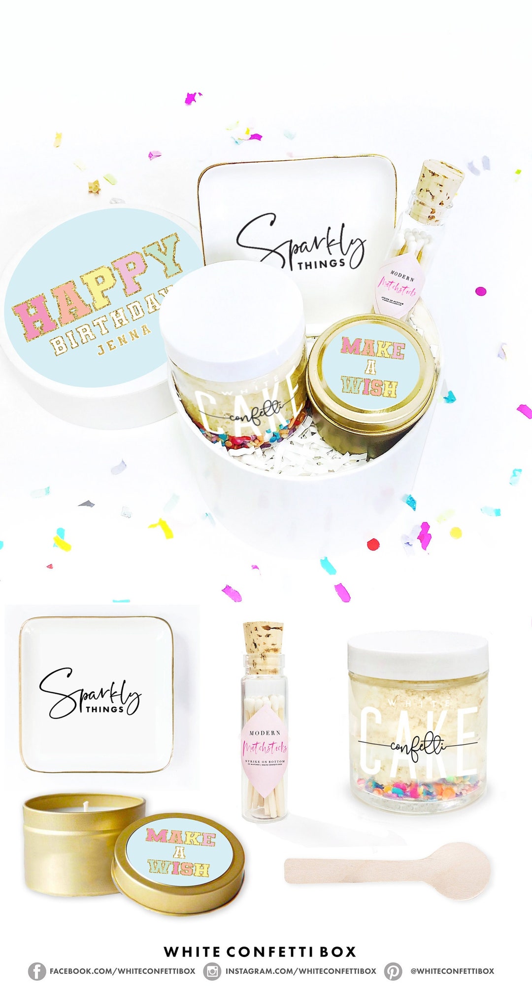 Birthday Mini Gift Box Birthday Gifts for Her Happy - Etsy