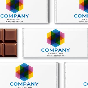 Logo Chocolate Custom WRAPPERS ONLY - Branded Candy Bar Wrappers ...