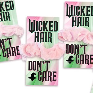 Wicked Witch Party Favors - Wicked Hair Don't Care - Pink & Green ...