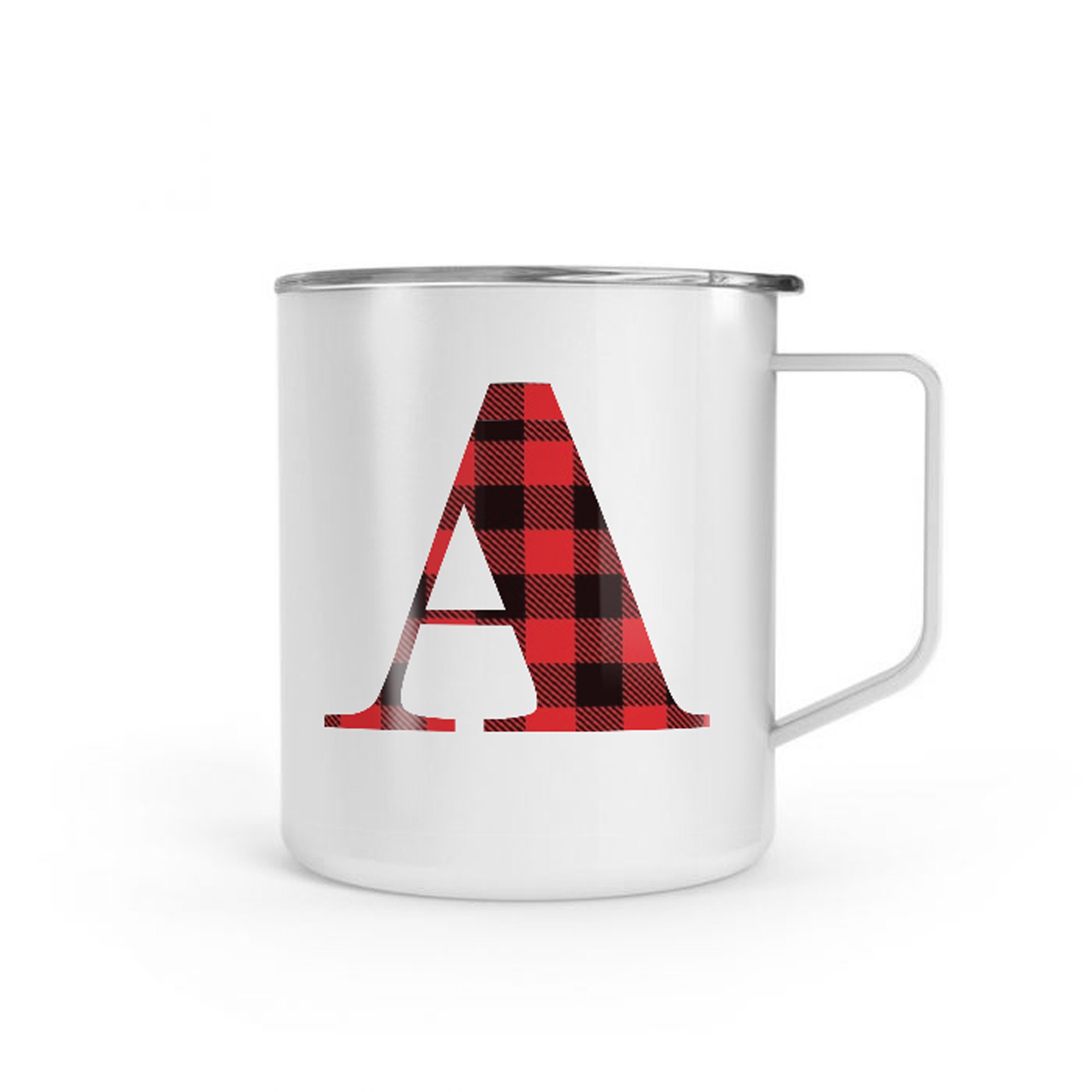 Personalized Coffe Mug - Buffalo Plaid Mug - Christmas Coffee Mug ...
