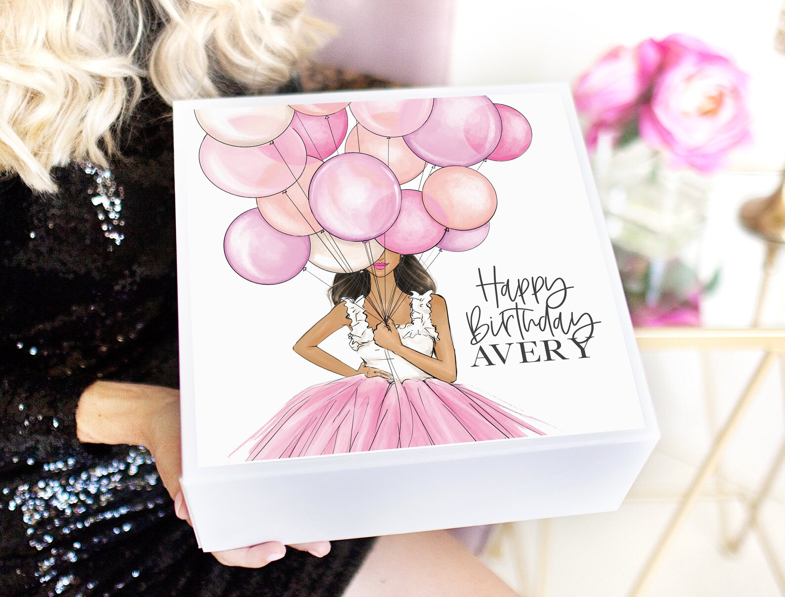 Gift Box for Birthday - Happy Birthday Gift Box - Birthday Box for Her ...