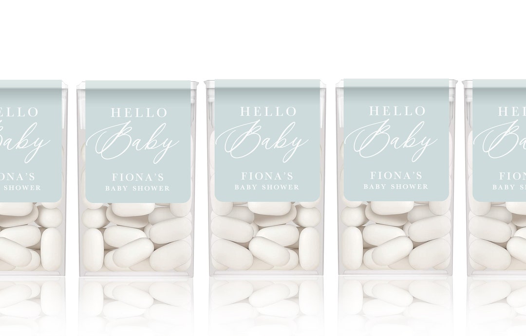 Oh Baby Custom Labels - Baby Shower Favor Custom Labels - Thank You ...