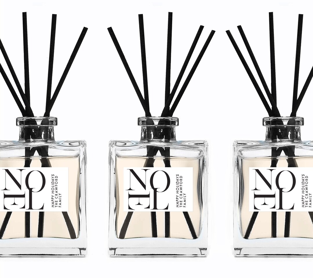 Holiday Reed Diffuser - NOEL - Minimalist Personalized Corporate Gift ...