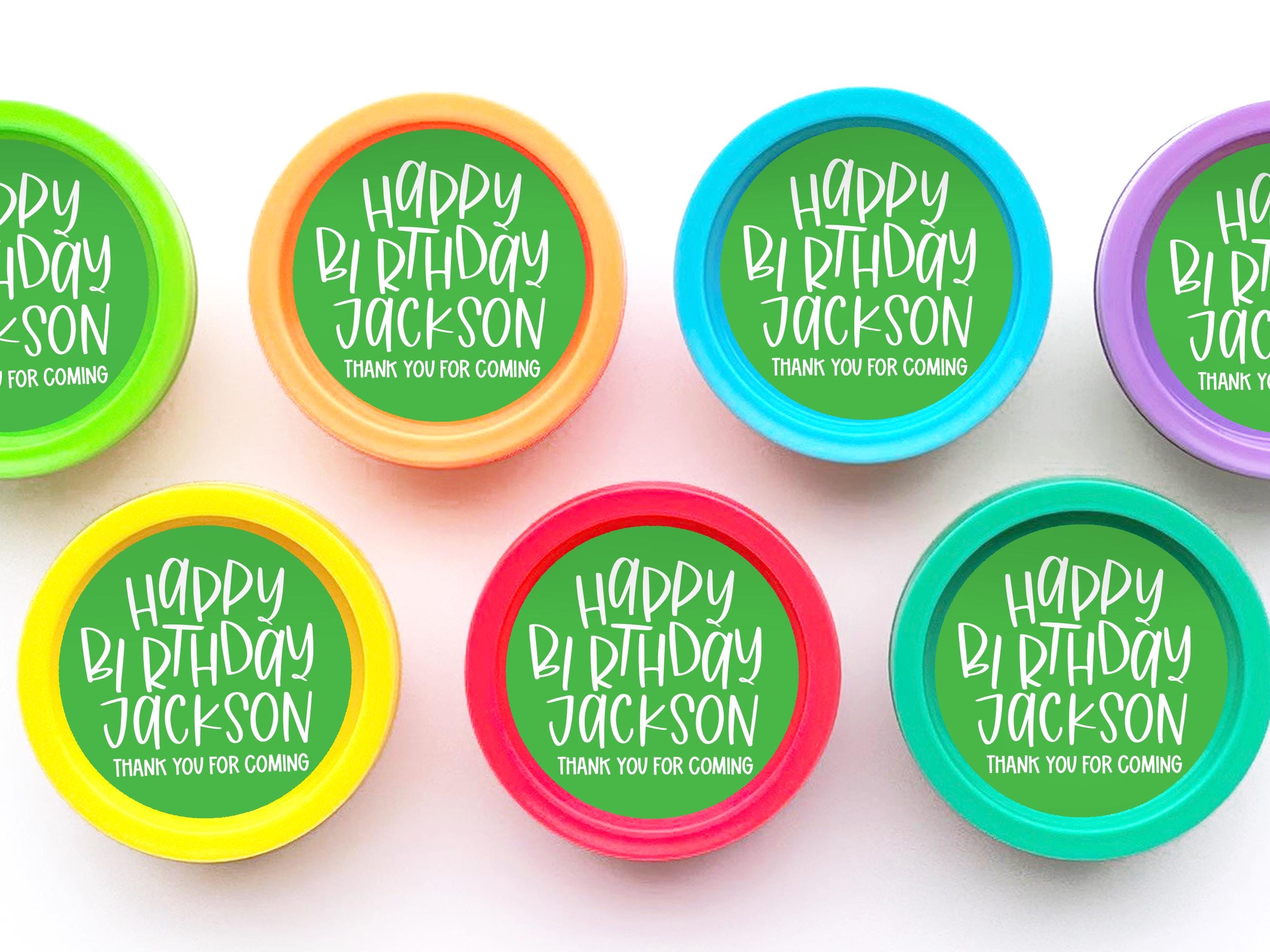 Custom Kids Party Favor SET - Play Doh Party Favor - Birthday Favor ...