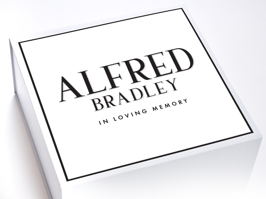 In Loving Memory Gift - Bereavement Box - Personalized Memory Box ...
