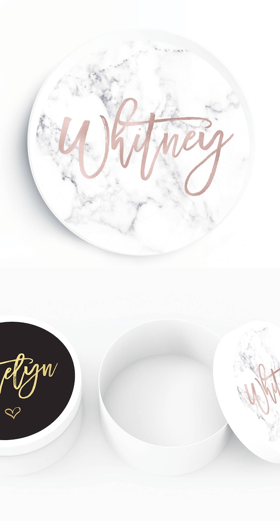 Custom Gift Box White Confetti Box Round White Hat Box | Etsy