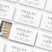 Matchbook Labels Only - Etsy