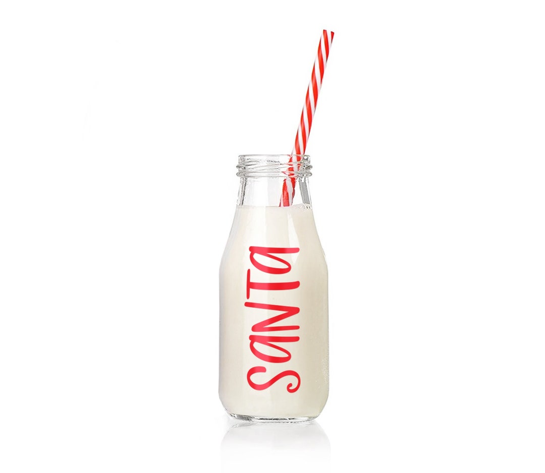 Milk for Santa - Christmas Eve Milk Bottle - Kids Personalized Milk ...