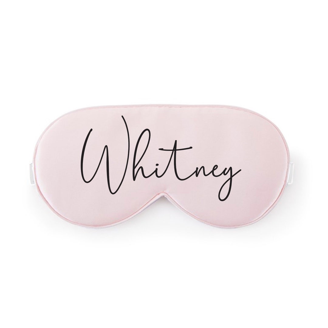 Personalized Sleep Mask - Bridesmaid Sleep Mask - Sleep Mask ...