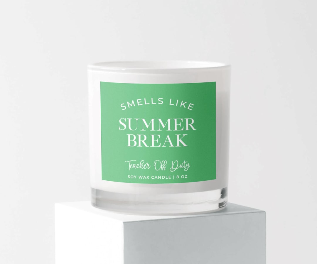 Smells Like Summer Break Candle - Affordable End of Year Gift for ...