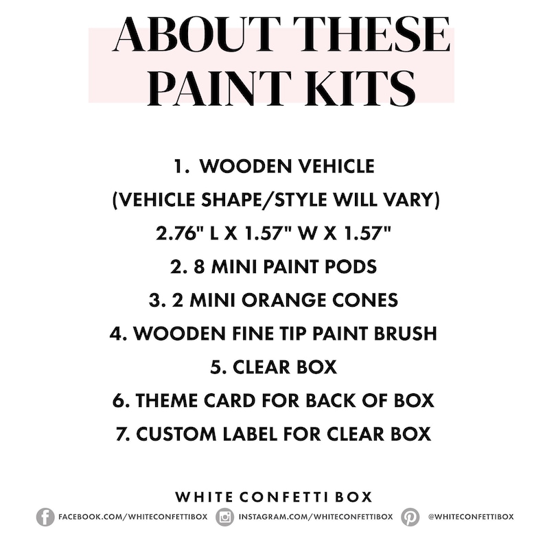 Kids Car Paint Party Favor - Two Fast Birthday - Fast One Party ...