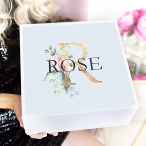 Custom Gift Box - White Confetti Box - Round White Hat Box - Custom ...