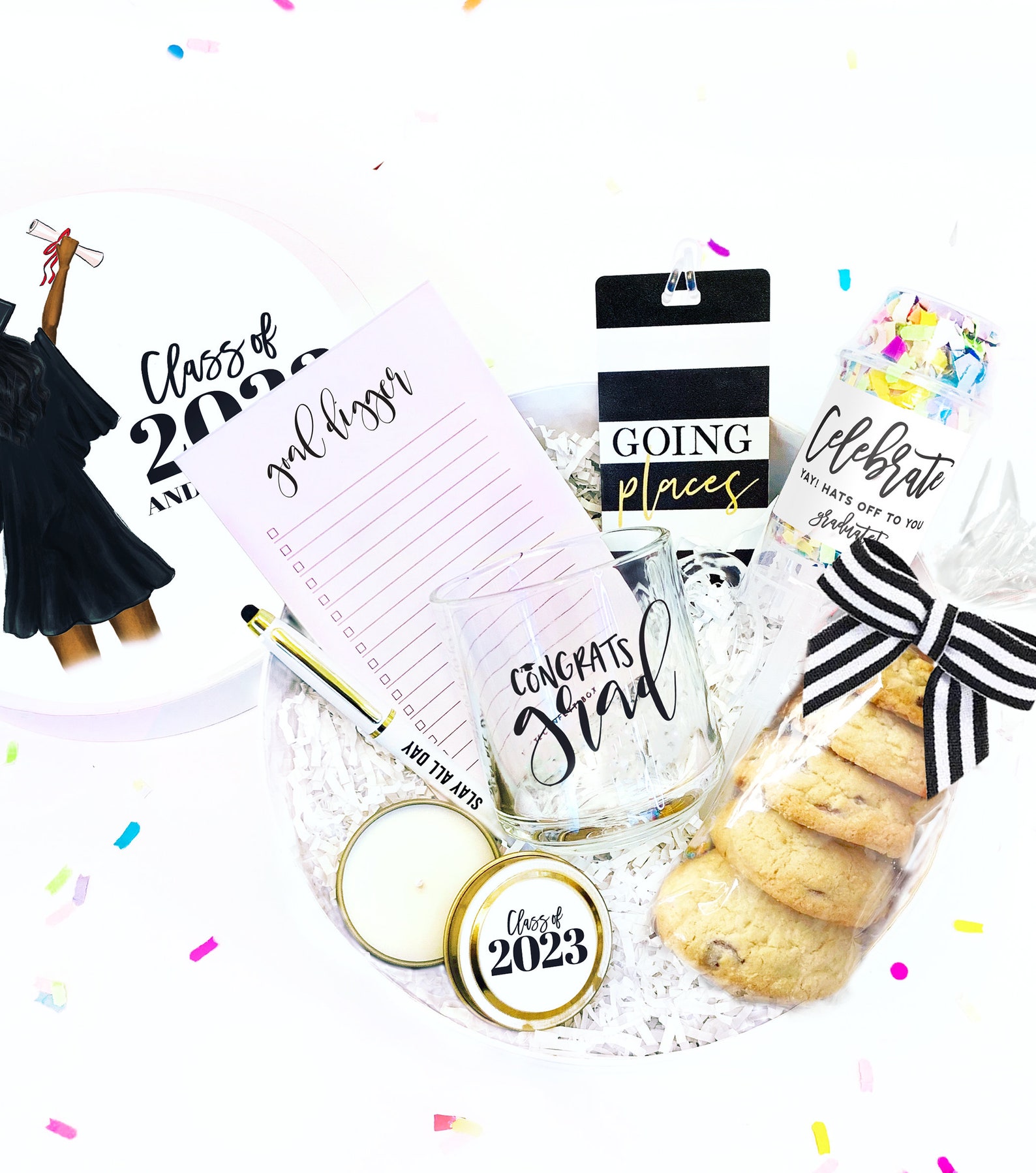 Graduation Gift Box Graduation Gift for Her Artwork - Etsy