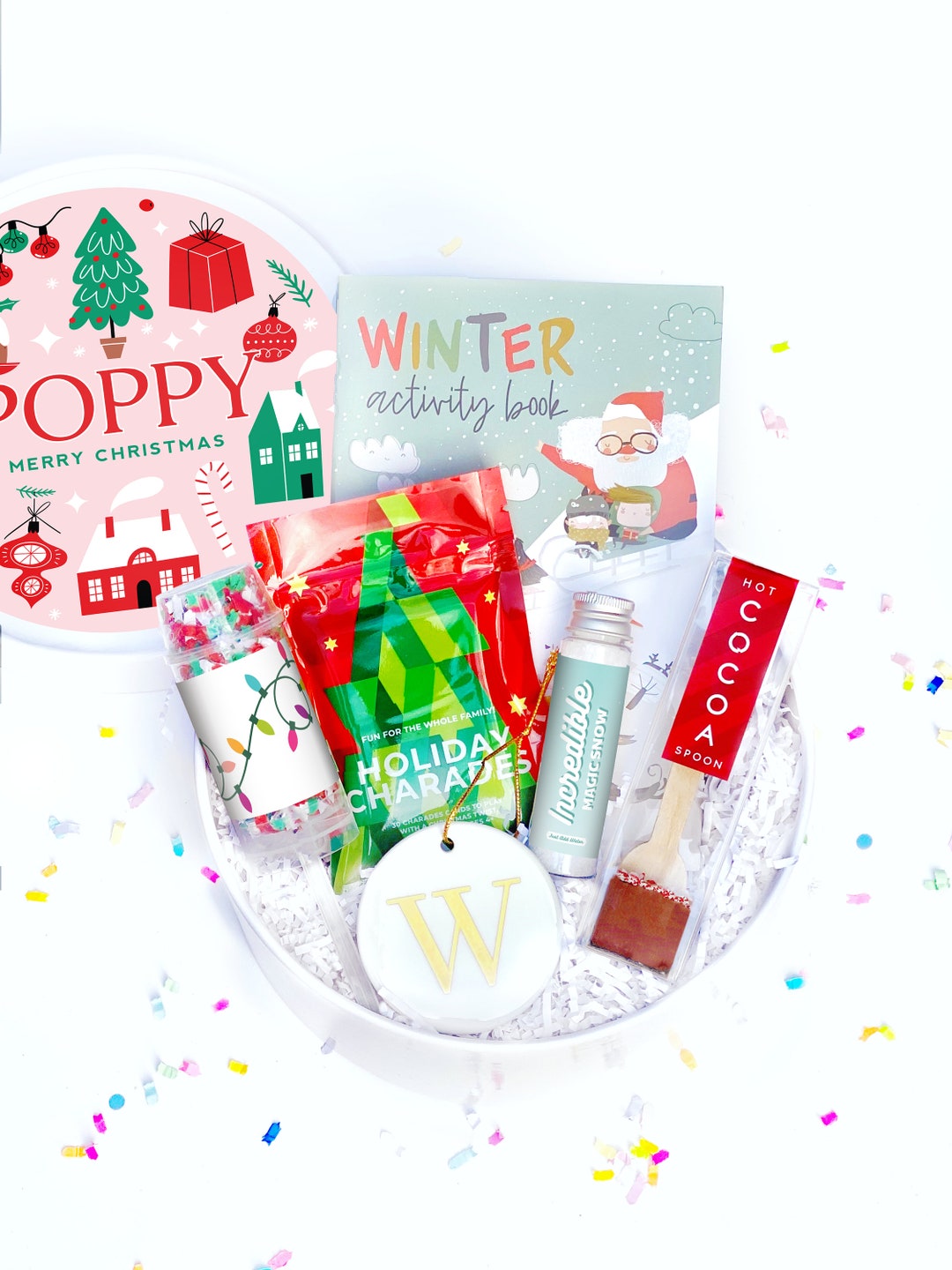 Kids Christmas Gift Box Personalized Winter Activity Gift Set Child ...