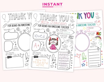 Teacher Appreciation Letter Teacher Thank You Letter Teacher ...