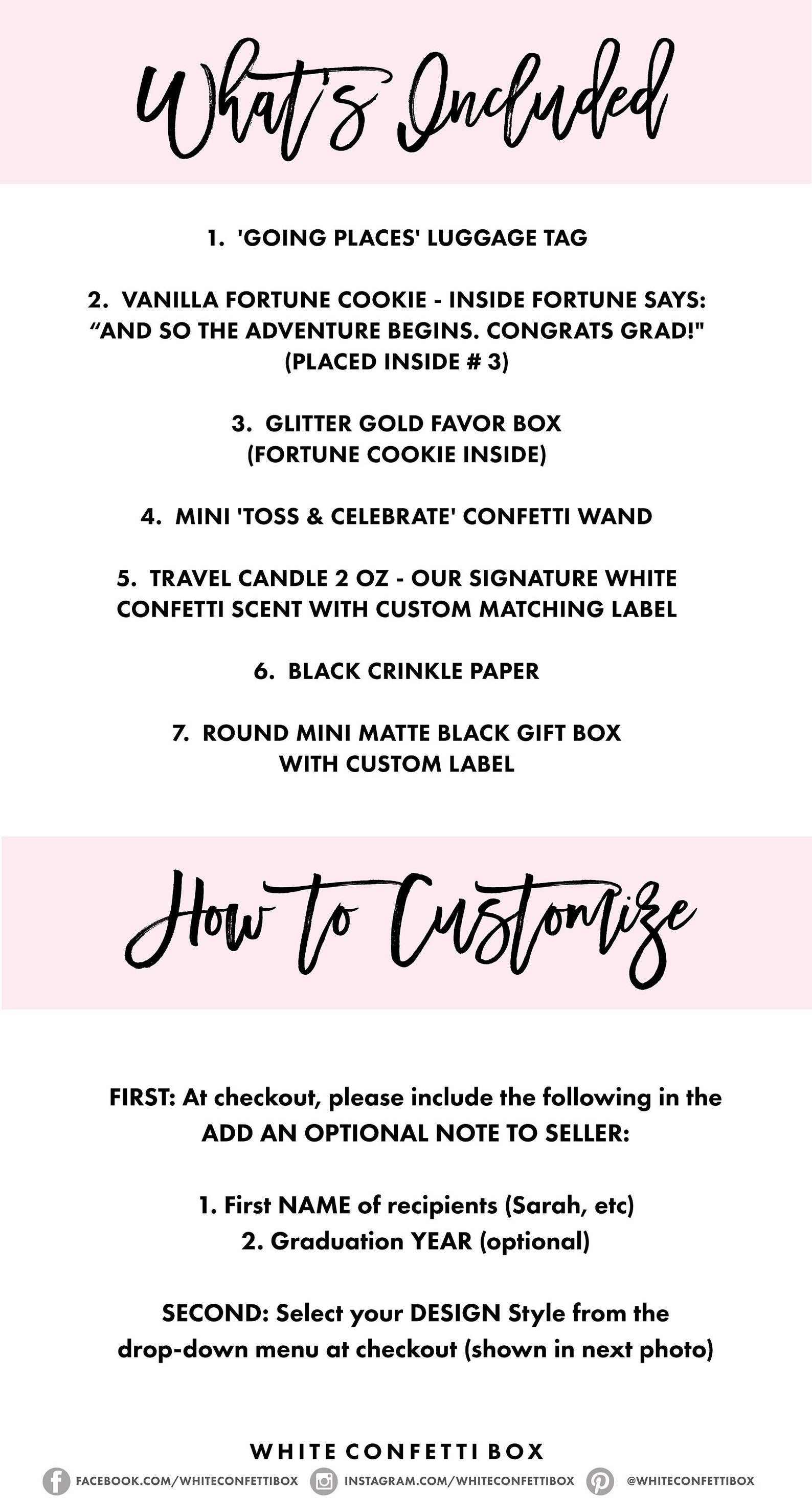 Graduation MINI Gift Box With Gifts High School Grad - Etsy