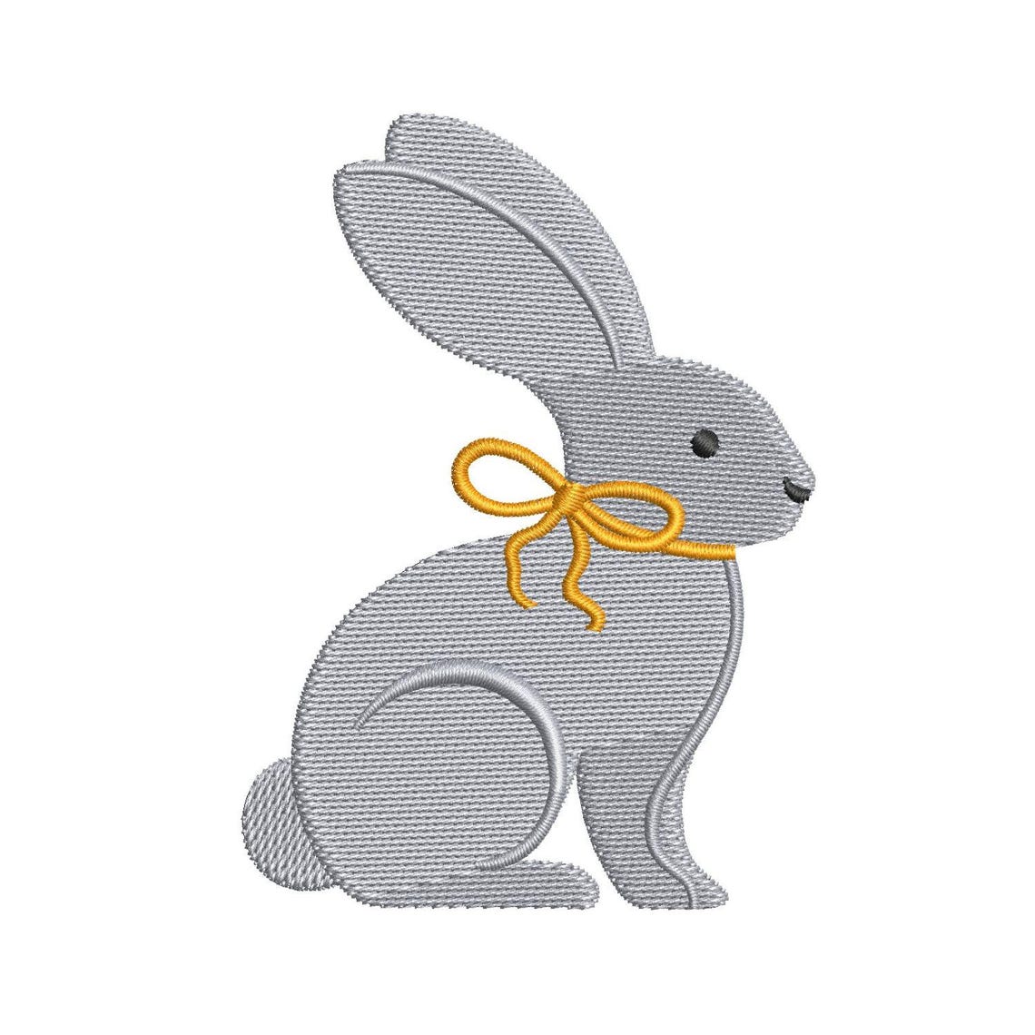 Bunny Machine Embroidery Design: Easter Pattern (instant Download, PDF ...