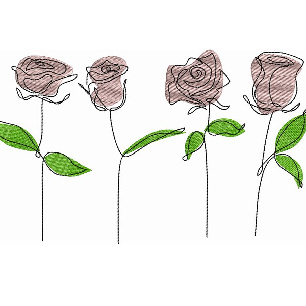 One Line Embroidery - Etsy