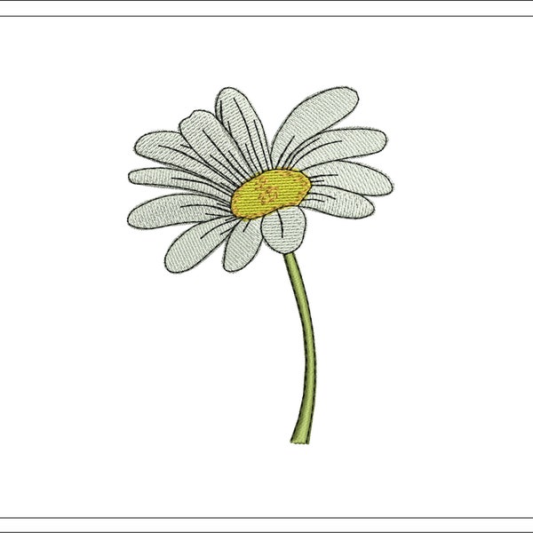 Daisy Embroidery Pattern - Etsy