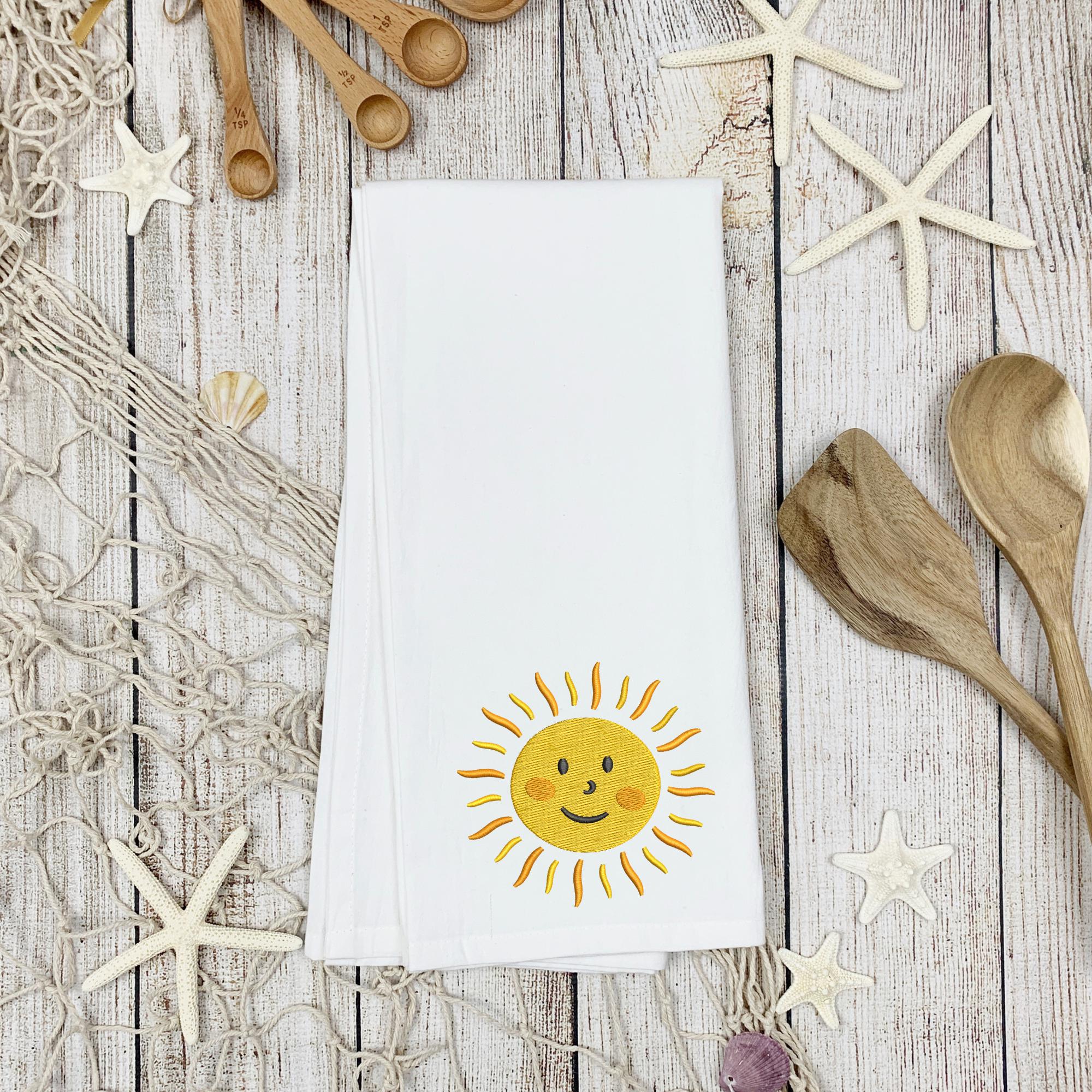 Happy Sun Face Embroidery Design (instant Digital Download) - Etsy