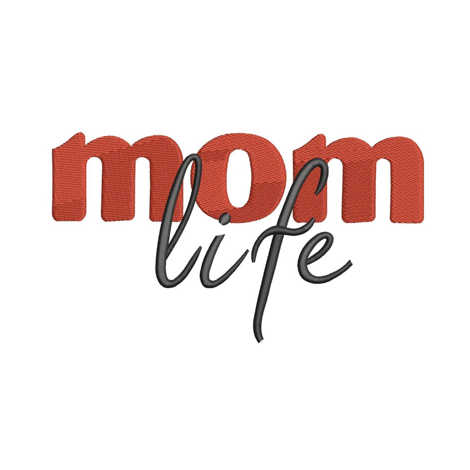 Mom Life Embroidery Design: Machine Embroidery Pattern (instant ...