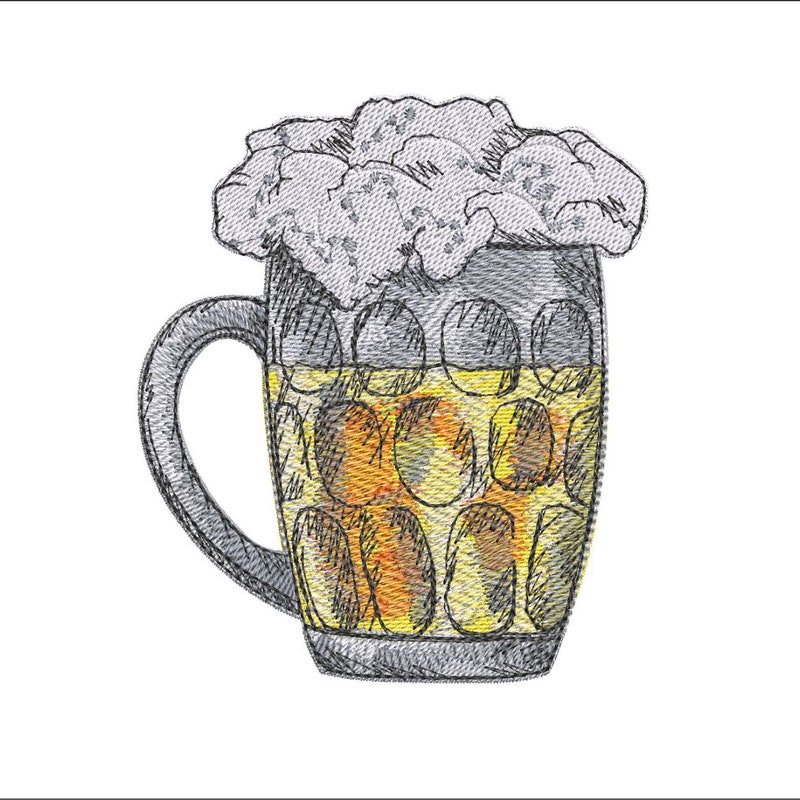 Beer Embroidery - Etsy