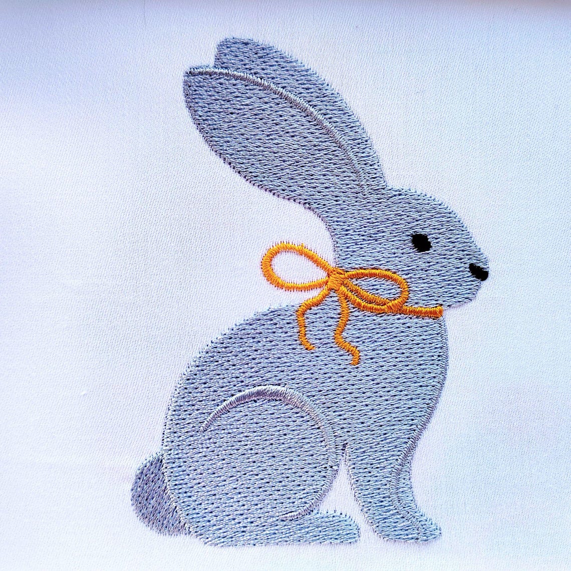 Bunny Machine Embroidery Design: Easter Pattern (instant Download, PDF ...