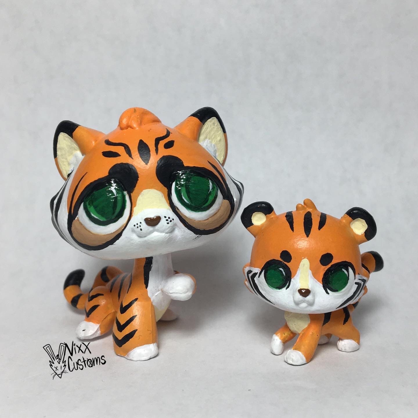 LPS Mommy and Baby Tiger Set Custom OOAK - Etsy
