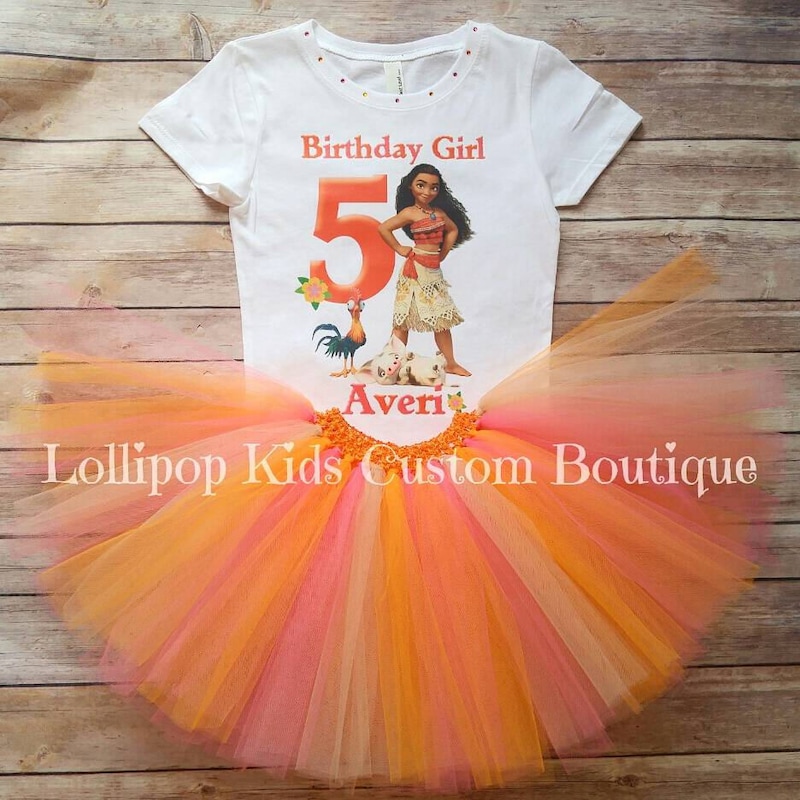 Moana Girls Clothes - Etsy