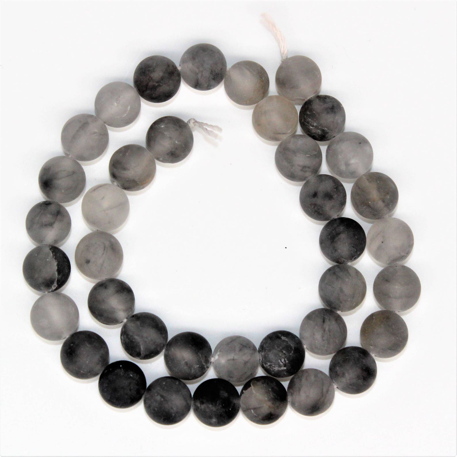 Matte Clouy Quartz Gemstone Round Loose beads 6/8/10mm | Etsy