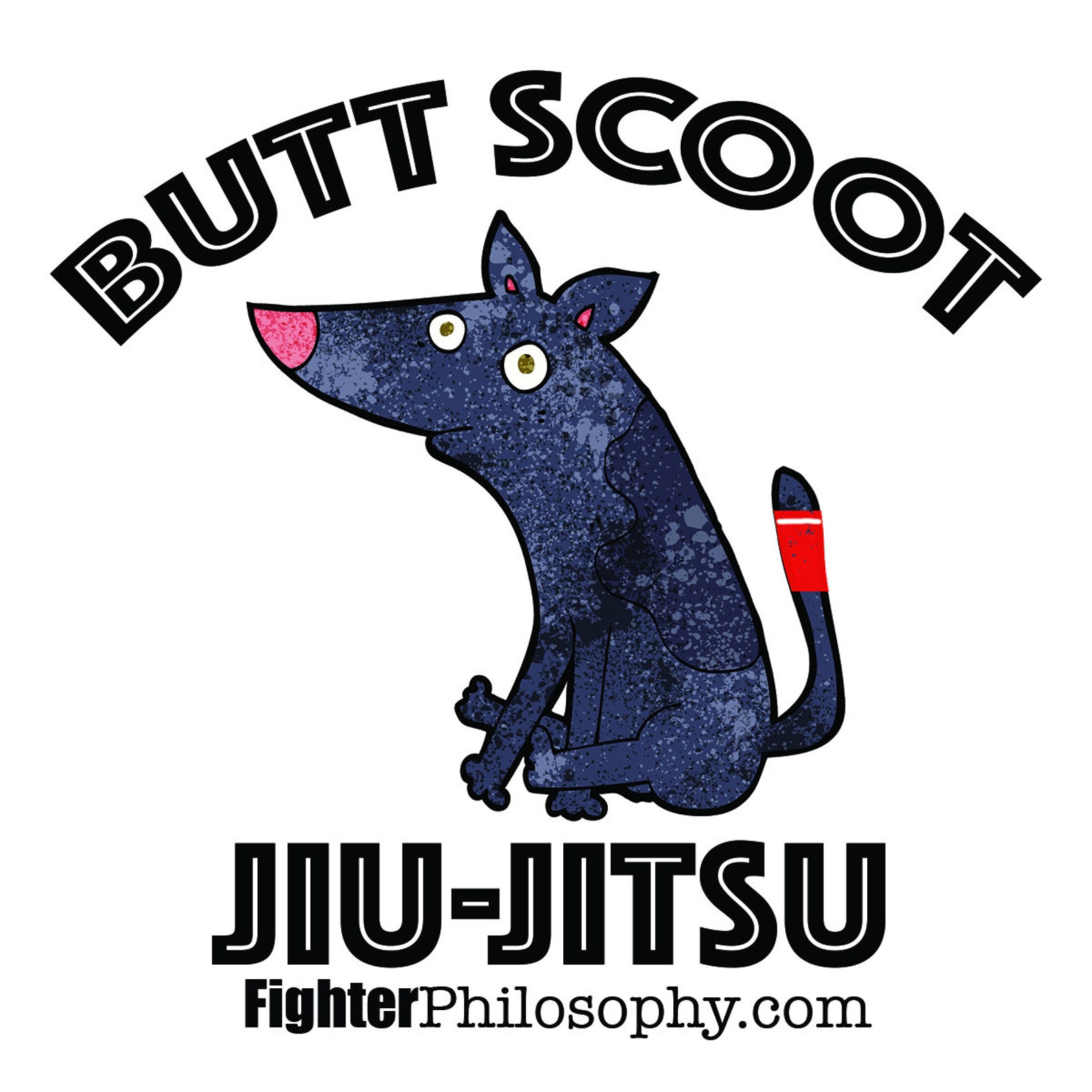 Sticker Butt Scoot Jiu-jitsu - Etsy