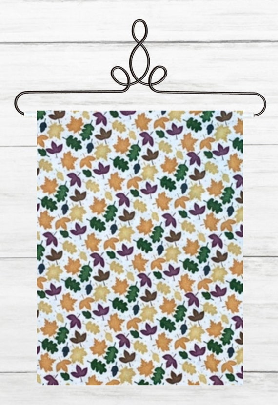Fall Colored Leaves Fabric Autumn Color Cotton Woven Color - Etsy
