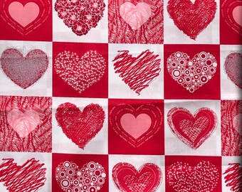 Valentines fabric | Etsy